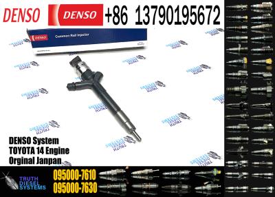 China 095000-7610 2AD Nozzles Diesel Fuel Common Rail Injector 23670-0R060 23670-0R010 23670-09260 23670-09200 23670-09130 DCRI107610 for sale