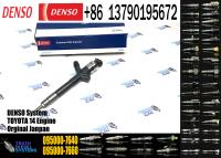 China Fuel Injector 095000-7640 23670-09290 095000-6230 23670-0R020 23670-0R170 for Toyota Corolla Verso RAV4 2.2 2AD-FTV Engine for sale