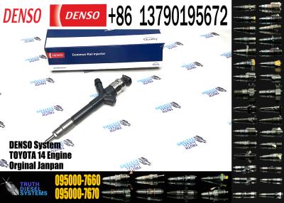 China 23670-0R190 Diesel Fuel Injector 095000-7660 for Toyota 2.0 D4D 1ADFTV Common Rail Injection Valve 095000-6970 6 Months Warranty for sale