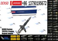 China 100% Genuine Diesel Fuel Injectors 095000-7820 23670-30290 Original Common Rail Injector 23670-30290 095000-7820 for sale