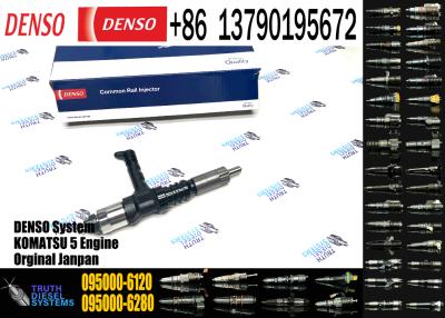 China Fuel Injector 095000-6120 095000-6121 for Komatsu Saa6d140e-5 Saa6d170 Engine for sale