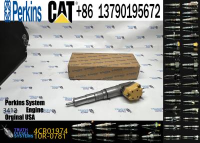 China Excavator Parts Engine 3408 3412 Fuel Injector 4CR01974 169-7408 174-7527 222-5967 20R-0760 for Construction Machinery for sale
