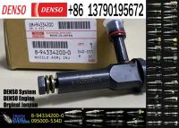 China 1-15300389-1 1153003891 095000-0165 8-94392862-2 8-94334200-0 Diesel Fuel Injector for 4HK1 6HK1 4JJ1 Engine Excavator Engine Spare Parts for sale