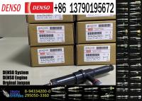 China 1-15300389-1 1153003891 095000-0165 8-94392862-2 8-94334200-0 Diesel Fuel Injector for 4HK1 6HK1 4JJ1 Engine Excavator Engine Spare Parts for sale