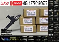 China New Common Rail Fuel Injector 095000-5511 8-97603415-2 Diesel Injector Assembly ISUZU 6WG1 6WF1 6UZ1 Engine ZX450-3 fo for sale