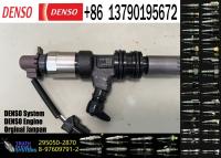 China Denso Isuzu Hitachi Diesel Fuel Injector New 295050-1560 295050-2870 8982592870 for ZX490-5A ZX470-5A 6WG1-TC 6WF1 Truck for sale