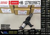 China Denso Isuzu Hitachi Diesel Fuel Injector New 295050-1560 295050-2870 8982592870 for ZX490-5A ZX470-5A 6WG1-TC 6WF1 Truck for sale
