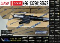 China 095000-1211 New Diesel Fuel Injector 6156-11-3100 for Komatsu Excavator Pc400-7 Pc450-7 6156-11-3300 6156-11-3301 for sale