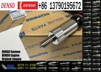 China Fuel Injector 6219-11-3100 095000-6280 095000-6283 for Komatsu SAA12V140E Engine PC2000-8 WA800-3 HD785-7 for sale