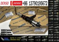 China Fuel Injector 6219-11-3100 095000-6280 095000-6283 for Komatsu SAA12V140E Engine PC2000-8 WA800-3 HD785-7 for sale