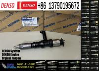 China New Condition Diesel Engine Common Rail Injector 6261-11-3200 095000-6140 for SAA6D125E Engine for sale