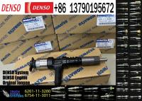 China New Condition Diesel Engine Common Rail Injector 6261-11-3200 095000-6140 for SAA6D125E Engine for sale