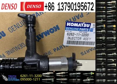China New Condition Diesel Engine Common Rail Injector 6261-11-3200 095000-6140 for SAA6D125E Engine for sale