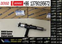 China New Condition Diesel Engine Common Rail Injector 6261-11-3200 095000-6140 for SAA6D125E Engine for sale
