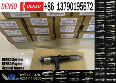 China Fuel Injector 6261-11-3100 6261113100 095000-6120 for Komatsu Diesel Engine SAA6D140E-5 Excavator PC600-8 PC700-8 for sale