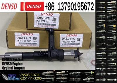 China SAA6D125E-6 Engine Fuel Injector 6252-11-3100 295050-0720 with Genuine Packing for sale