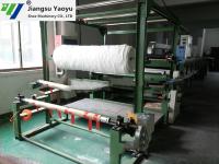 China Decoration Materials Sponge Flame Laminating Machine With Storage Cloth for sale