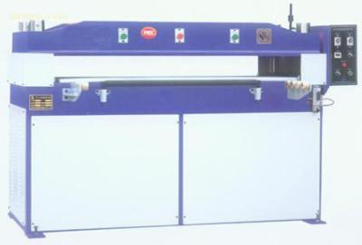 China High Precision Leather Cutting Press Machine Four Column 1000KN Impact Force for sale