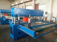 China Durable Hydraulic Traveling Head Cutting Machine For EVA EPE / Scouring Pad Material for sale