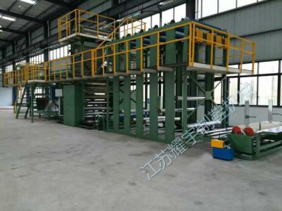 China Large Size Cloth / EVA Flame Laminating Machine With Air Exhaust Diaphragm for sale