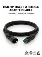 China HSD-4P-M to HSD-4P-F Adapter Cable for sale