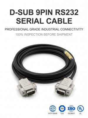 China D-Sub 9PIN RS232 Serial Cable for sale