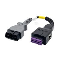 China OBD II 16PIN Male to OBD II 16PIN Female + RJ45 Network Port for sale