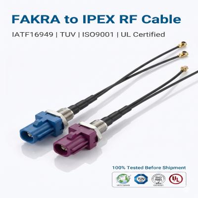 China FAKRA to IPEX RF Communication Cable for sale