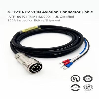 China SF1210/P2 2PIN Aviation Plug Wire Harness for sale