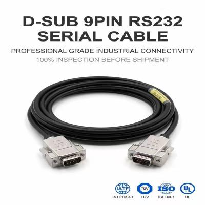 China D-Sub 9PIN RS232 Serial Cable for sale