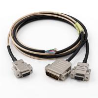 China D‑Sub 25‑pin to D‑Sub 15‑pin + D‑Sub 9‑pin Double‑Shielded Coaxial Cable for sale