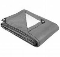 China 4x5M &4X6M Sheet  Silver Color Waterproof  Plastic Tarpaulin  Poly Tarp for sale