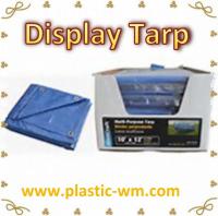 China UV Resistant  6*8FT HD Silver  Tarp   Storage Tarp Packed With The Display Box For Promoting for sale
