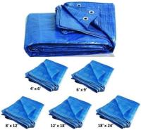 China Blue Tarp Tarpaulin Poly Tent Canopy Cover Camping Ground Sheet  With Grommets for sale