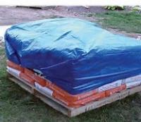 China Blue Tarp Tarpaulin Poly Tent Canopy Cover Camping Ground Sheet  With Grommets for sale