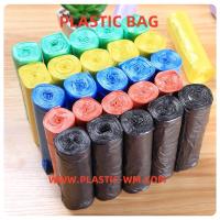 China Black Color Plastic Trash Bag Garbage Bags On Roll for sale