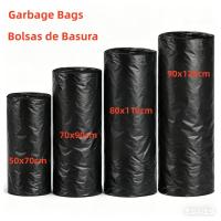 China Black Color Garbage Bags/Bolsas De Basura on Roll for sale