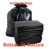 China Black Color Garbage Bags/Bolsas De Basura on Roll for sale
