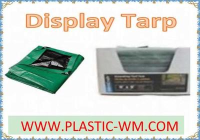 China UV Resistant  6*8FT HD Silver  Tarp   Storage Tarp Packed With The Display Box For Promoting for sale
