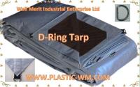 China Waterproof D-ring Tie Down PE Material  Tarp Poly Tarp With D-ring for sale