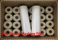 China Pre-Taped Masking Film/ Plastico Con Cinta For Painting for sale