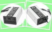 China 48 volt 2 amps Li battery charger, mini type with light weight aluminum housing, 110 to 240 wide input for sale