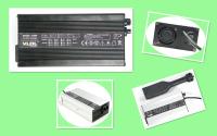 China 36 Volt Black Silver Golf Cart Battery Charger Club Car Intelligent 4 Steps Charging for sale