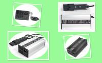 China Light Weight Electric Motorcycle Battery Charger 24V 12A For Lithium Batteries for sale