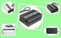 China Electric Bike Smart Li Ion Battery Charger 48V 2.5A Black Aluminum Case for sale