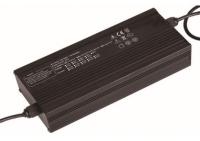 China IP65 IP66 Waterproof  6A LFP 48 Volt Battery Charger Aluminum Black Material for sale
