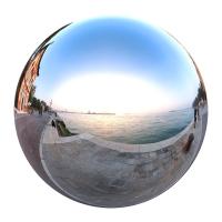 China 500mm Stainless Steel Garden Sculpture Hollow Stainless Steel Garden Sphere 304 Grade for sale