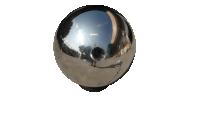 China 316 / 304 Stainless Steel Sphere Water Feature Outdoor Ball Water Fountain for sale