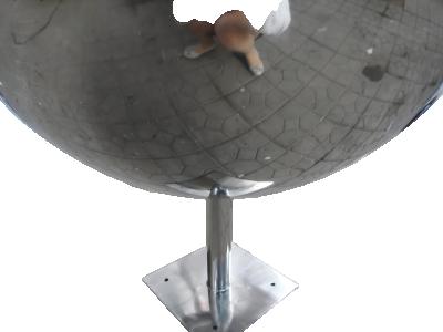 China 316 / 304 Stainless Steel Sphere Water Feature Outdoor Ball Water Fountain for sale
