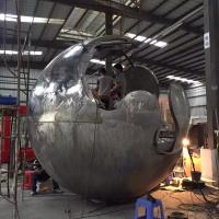 China 304 / 316 Stainless Steel Outdoor Sculpture Mirror Polished Metal Contemporary Sculpture for sale